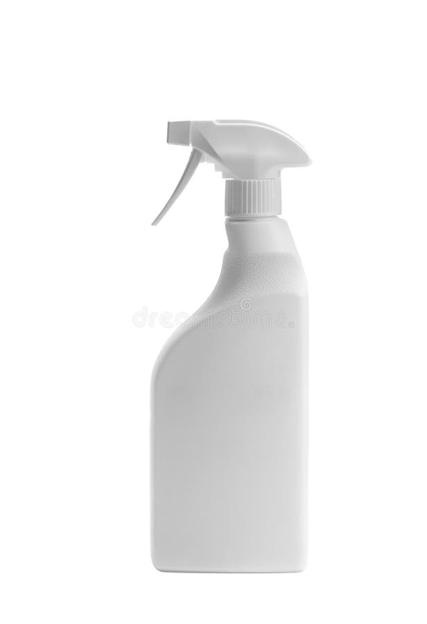 White Spray Bottle stock photo. Image of container, liquid - 61057562