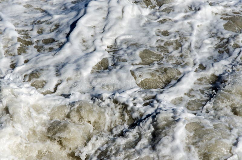 Spray of sea waves stock image. Image of spume, pattern - 100999721