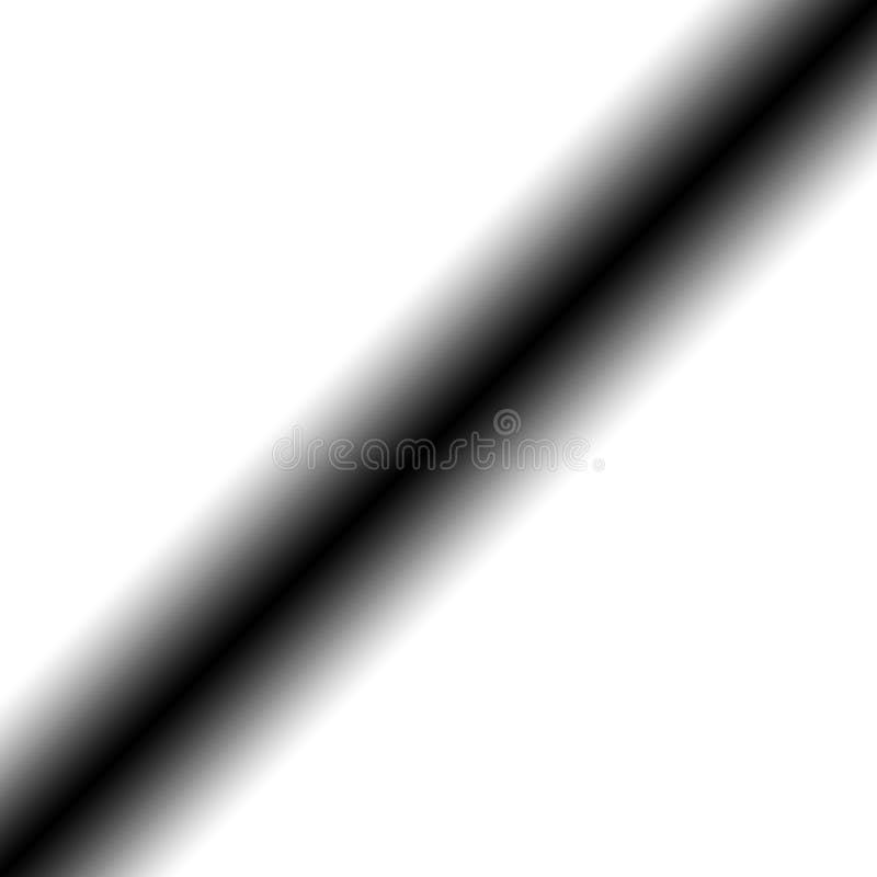 White Square with Black Diagonal Gradient. Stock Illustration ...