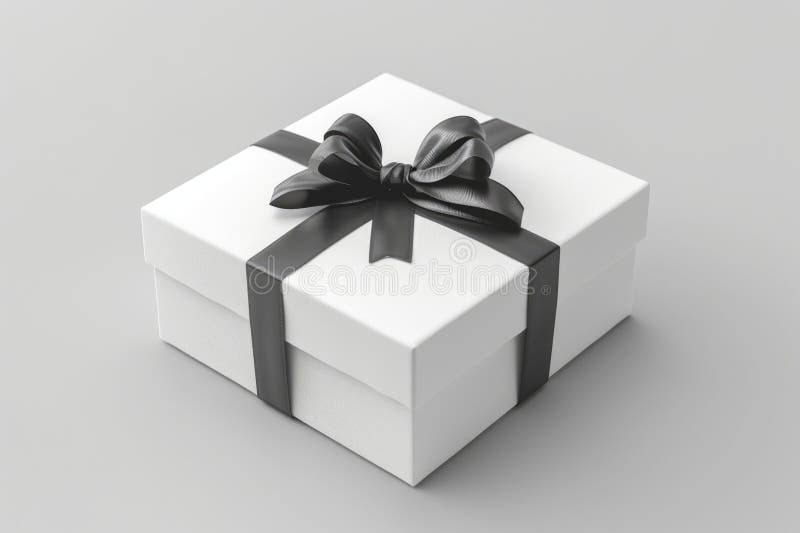 White Square Box Isolated on White Background. Ai Generated Stock Photo ...