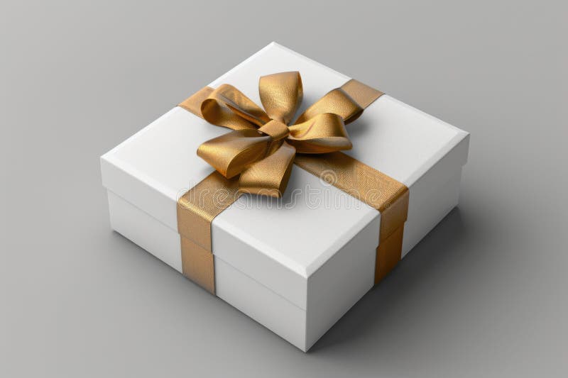 White Square Box Isolated on White Background. Ai Generated Stock Photo ...