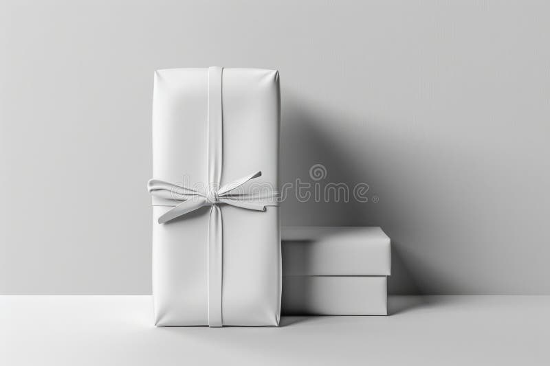 White Square Box Isolated on White Background. Ai Generated Stock Photo ...