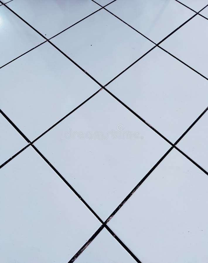 White Square Floor Pattern with Old and Vintage Style Stock Image ...