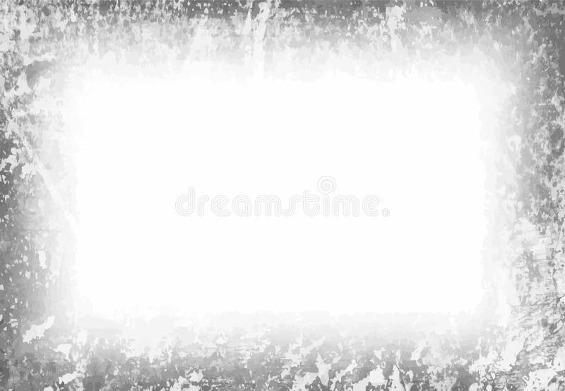 A White Square Frame with a Grey Border, Frame with Snowflakes Effect ...