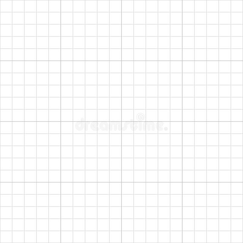 Grid on White Background. Technical Architect Blank. Graph Sketch. Grid ...