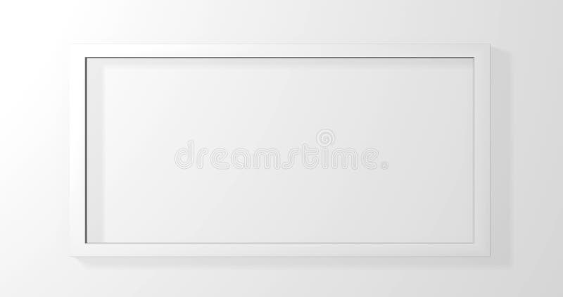 White Square 4k with Soft Shadow on a White Background with Fade in and ...