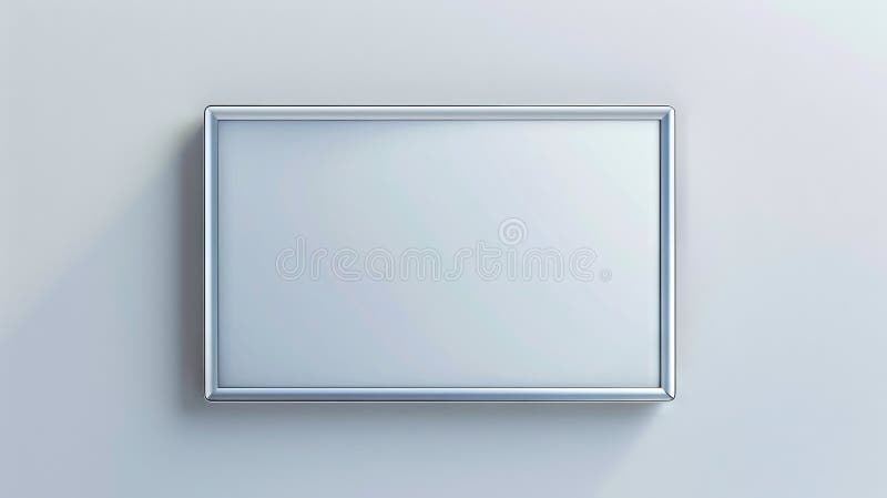 A White Square Light Fixture on a Wall Stock Photo - Image of lamp ...