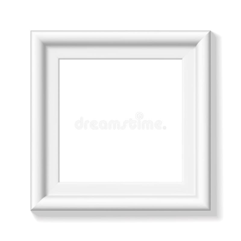 White square picture frame stock vector. Illustration of neutral - 99825398