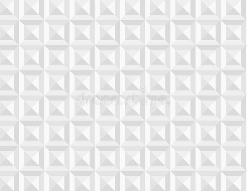 White Square Shape Background Design Stock Illustration - Illustration ...