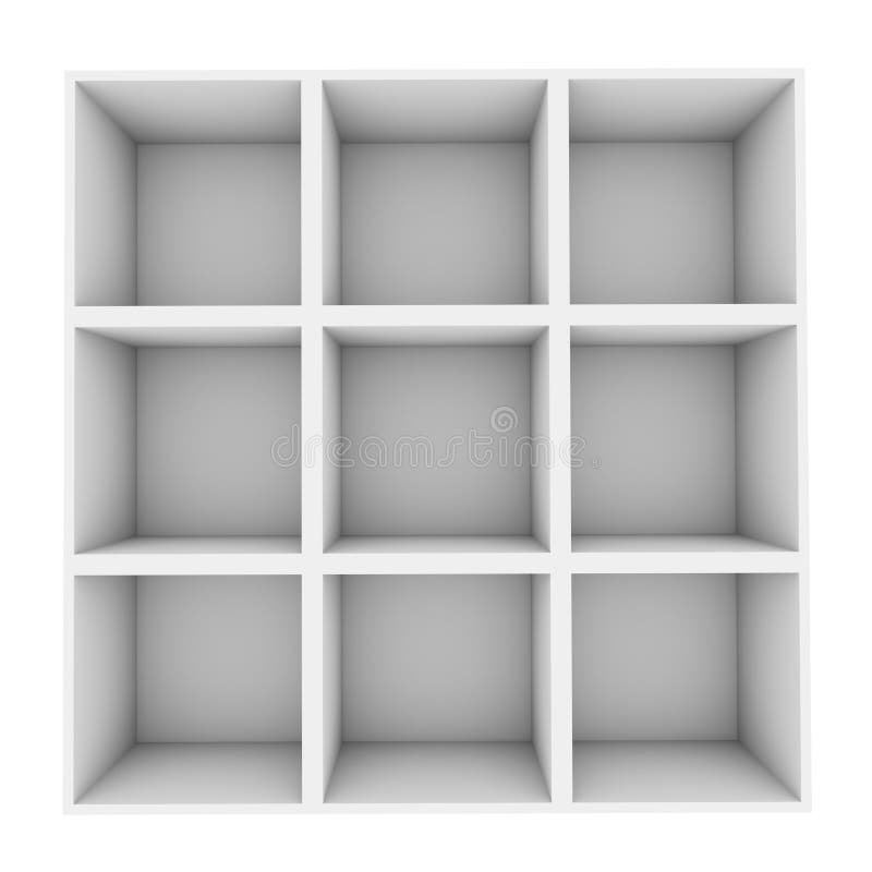 Square shelf stock vector. Illustration of brown, design - 57502464