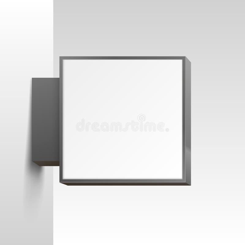 White Square Shape Abstract Technology Concept Background. Minimal ...