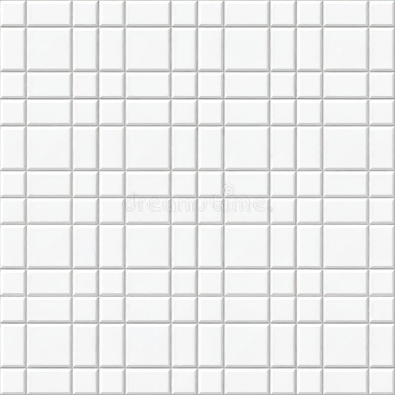 White Square Tile Seamless Pattern Texture Stock Illustrations ...