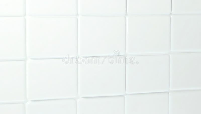 Close-up of White Square Tiles Provides a Clean and Uniform Pattern ...