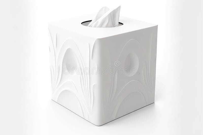 Square Tissue Box Die Cut Template Stock Vector - Illustration of food ...
