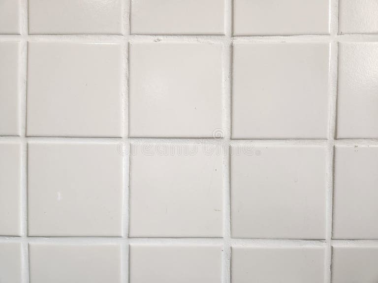 White Square Wall Tiles Texture Background Stock Image - Image of ...