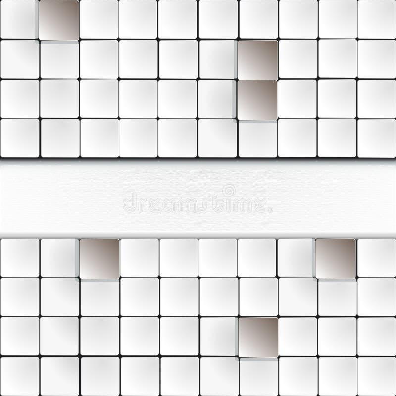 White squares stock vector. Illustration of element, overlapping - 29186593