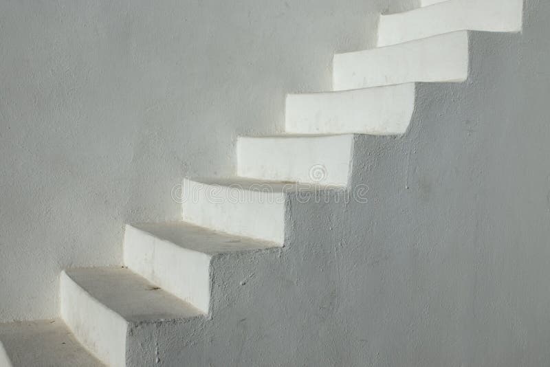 White stairs stock image. Image of background, paint - 27785501