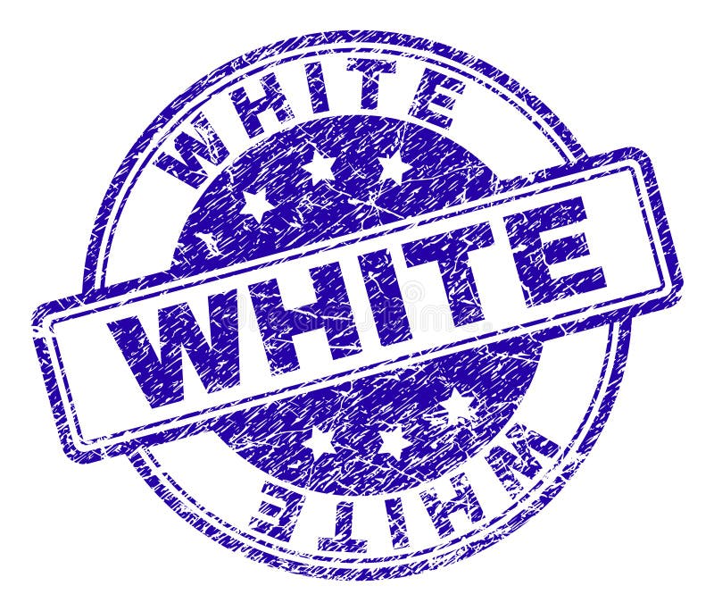 Grunge Textured WHITE Stamp Seal Stock Vector - Illustration of word ...