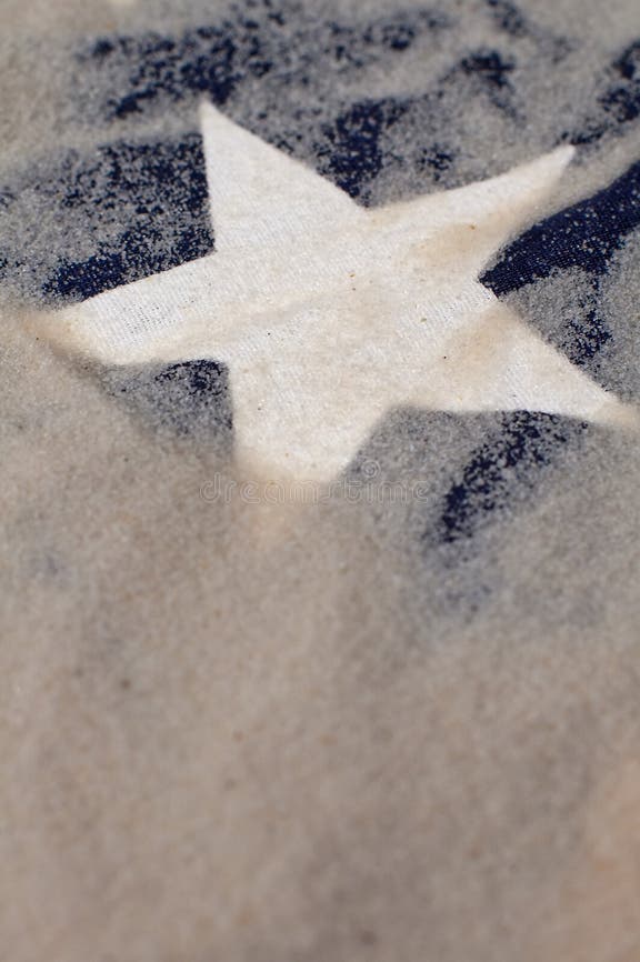 White star in sand stock image. Image of destroyed, terrorist - 13759569