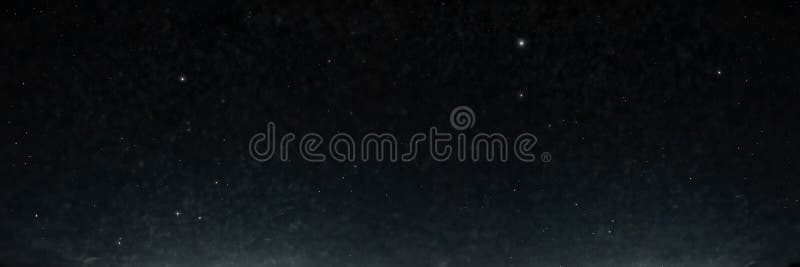White Stars on Black Empty Space Universe Void Panoramic Wide Angle Ai ...