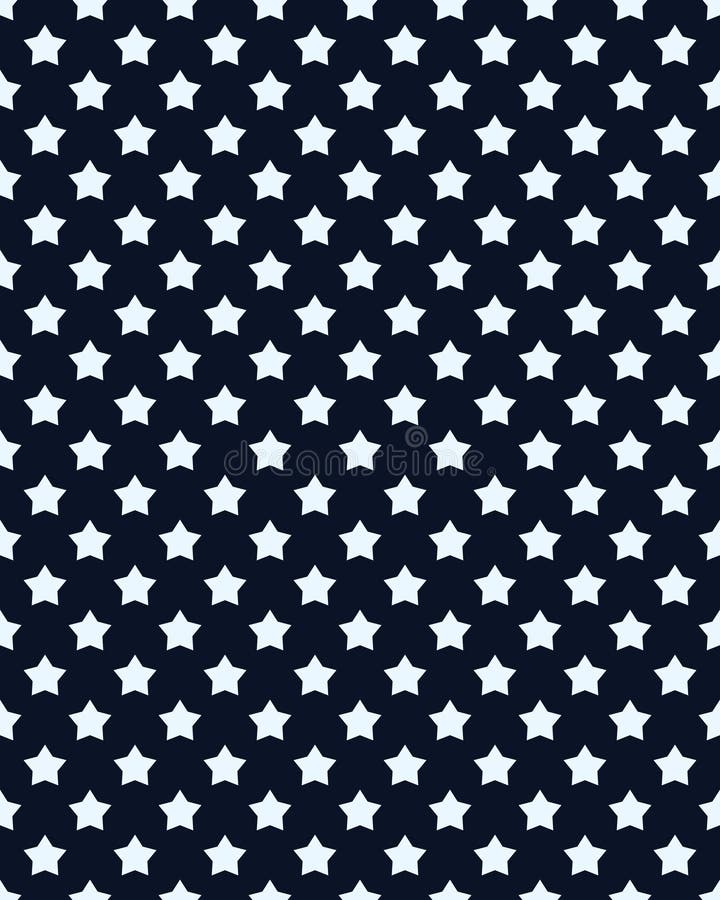 White Stars and Blue Background. Stock Vector - Illustration of plaid ...