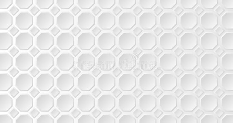 White Steel Texture Hexagon Background Pattern. 3d Rendering, 3d ...