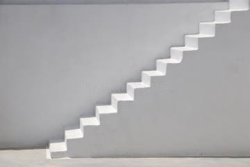 White steps stock image. Image of greece, wall, white - 5716011