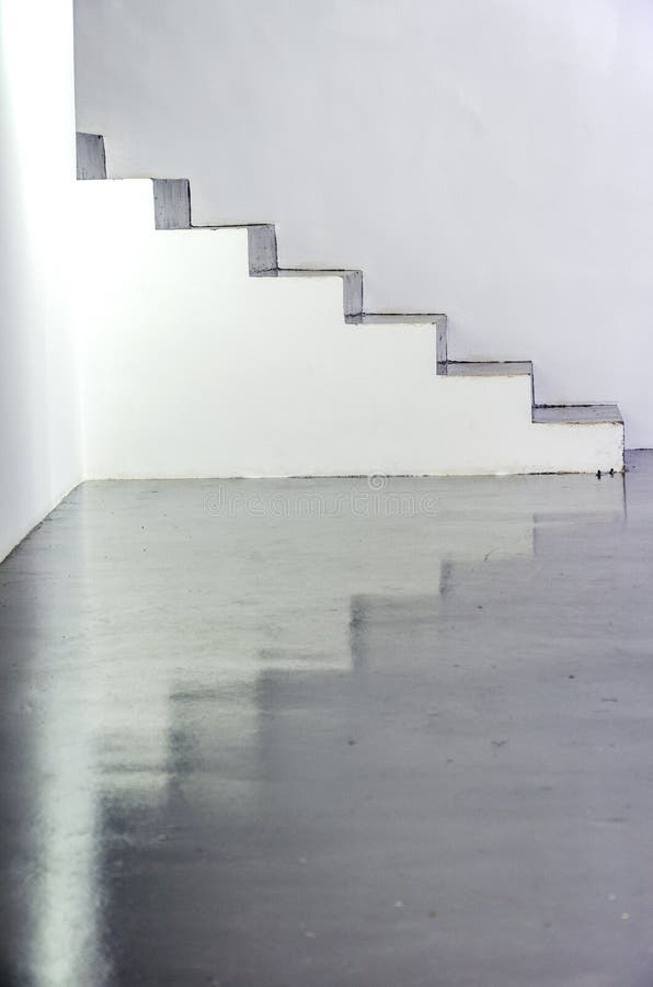 White steps stock image. Image of geometric, steps, duplex - 147031003