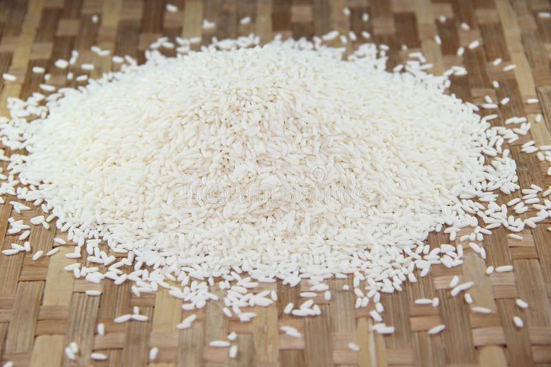 White sticky rice stock image. Image of drought, bamboo - 43551639