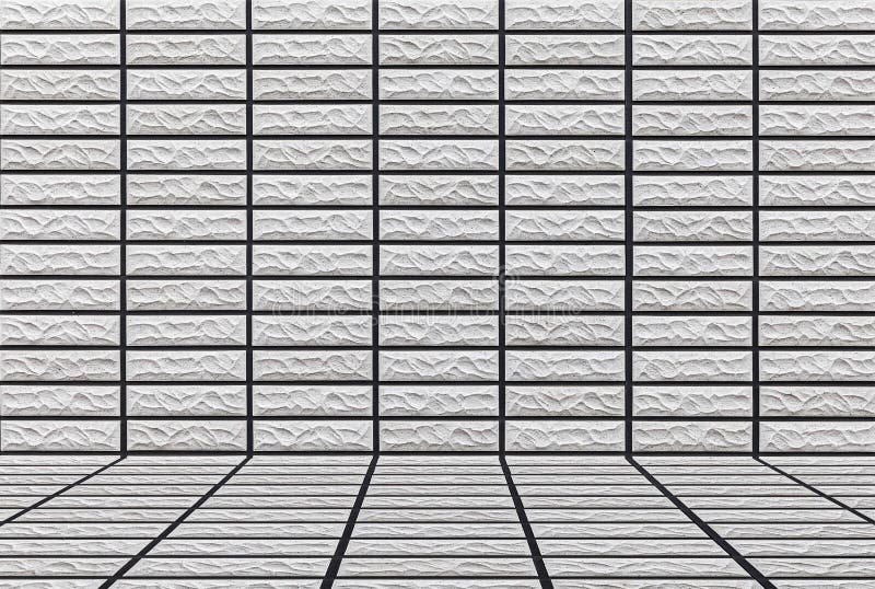 Modern Pattern of White Stone Block Wall Tile Texture Stock Photo ...