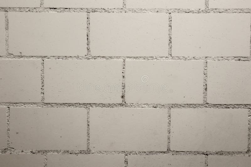 White Stone Bricks of a Wall Stock Image - Image of bricklayer, rough ...