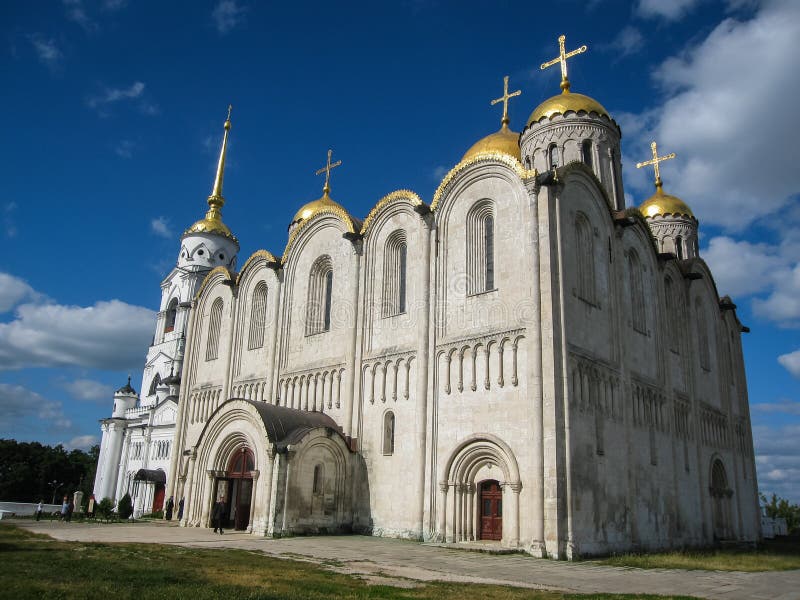 White Stone Church, Vladimir, Russia Stock Photo - Image of beautiful ...