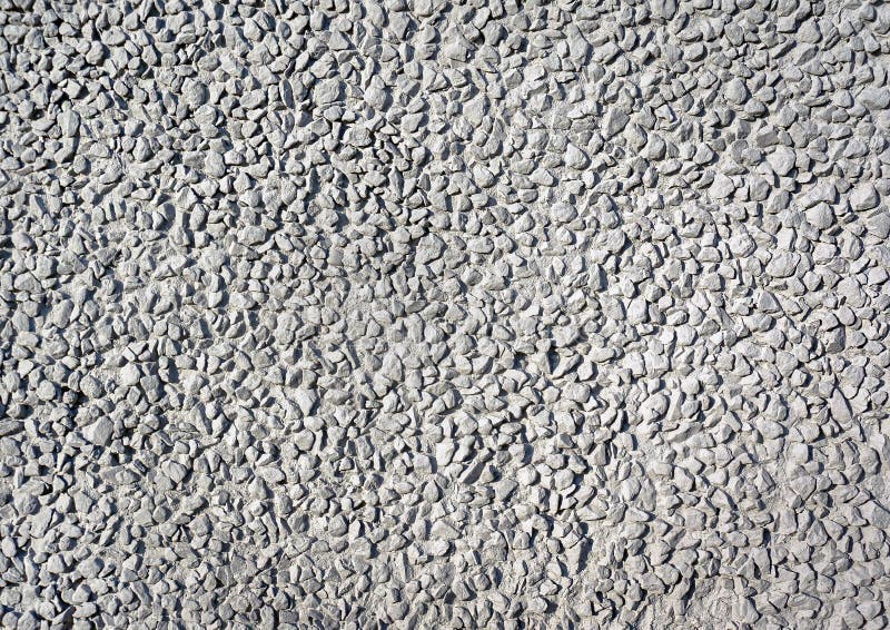 White Stone Gravel Background Texture. Stock Image - Image of path ...