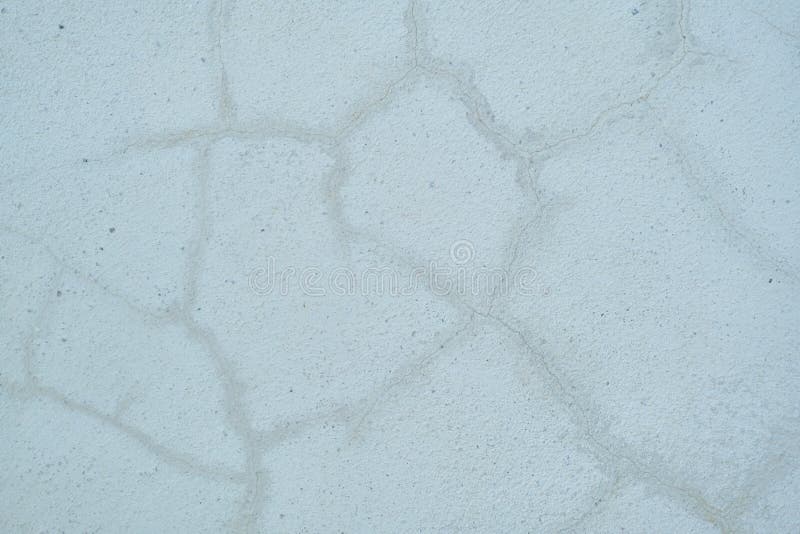 White Stone Plastered Wall with Cracks, Texture, Background Stock Image ...
