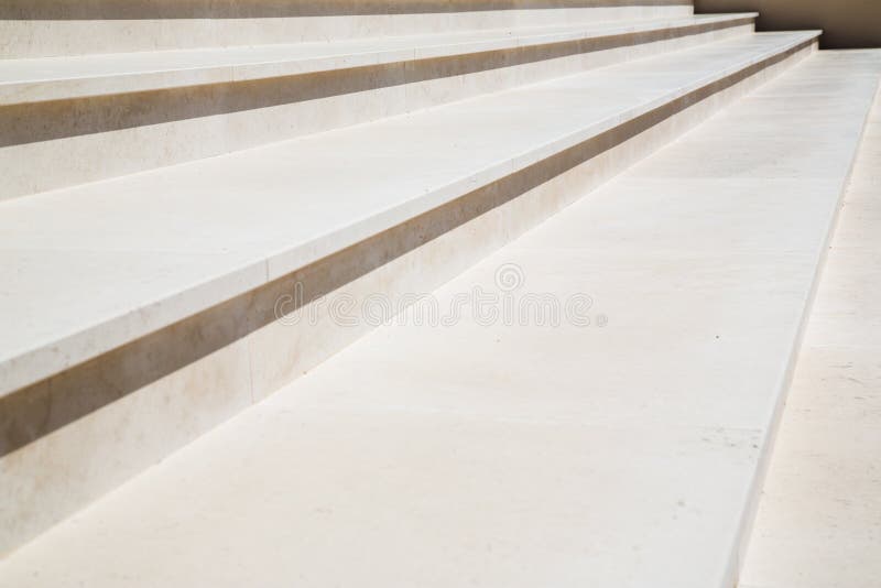 White stone steps stock image. Image of smooth, steps - 40353391