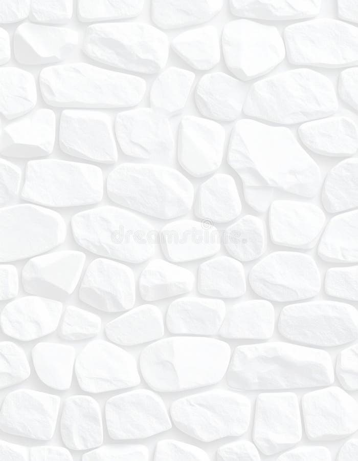 White Stone Wall Texture Seamless Pattern Background Stock Illustration ...