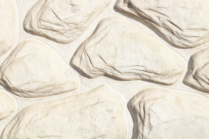 White Stones Form a Pattern, and Repeat the Bends of Each Other Stock ...