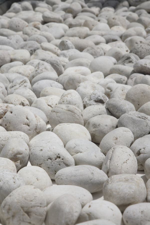 White stones or rocks stock image. Image of smooth, stones - 25540097