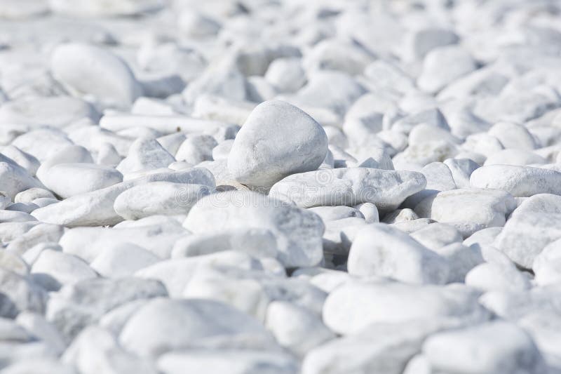 White Stones Softly Rounded - Tranquil Scene and Meditating Concept ...