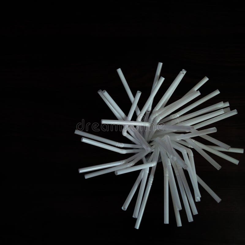 White straws stock image. Image of hole, closeup, beverage - 93195839