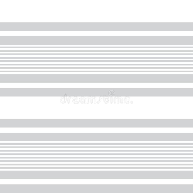 White Stripe Seamless Pattern Background in Horizontal Style Stock ...