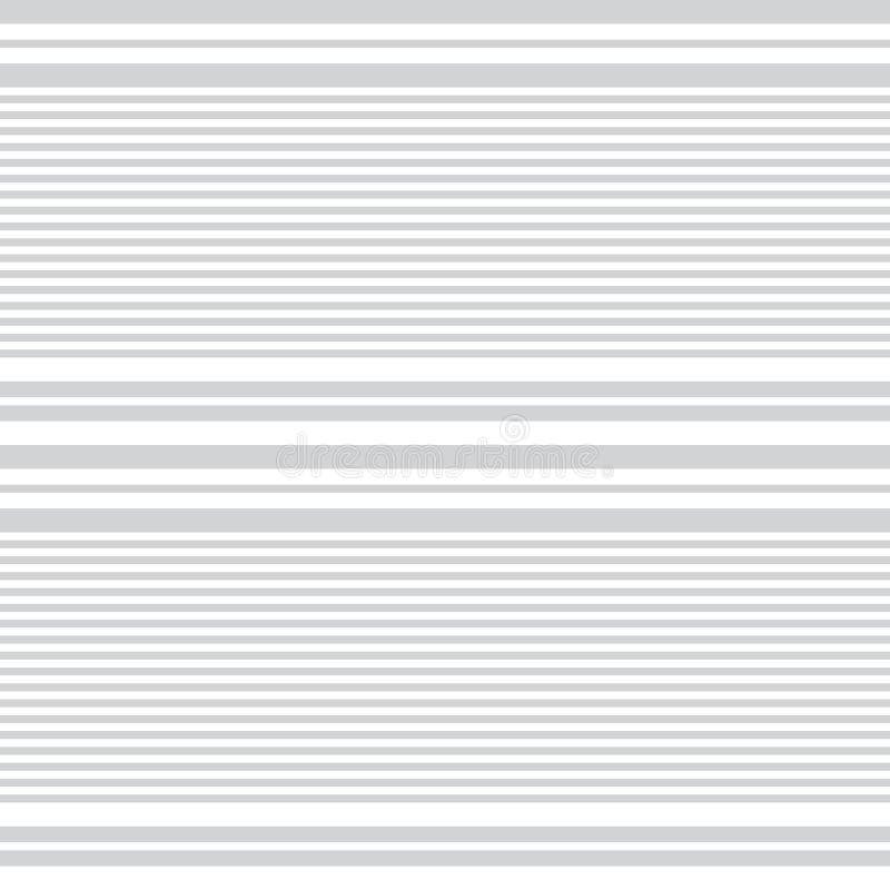 White Stripe Seamless Pattern Background in Horizontal Style Stock ...