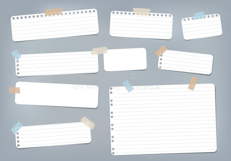 Note paper stock illustration. Illustration of lines, note - 5126363