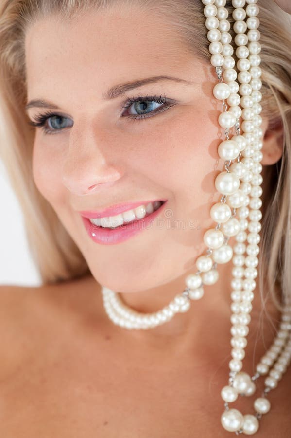 White Strong Teeth and Pearls Stock Photo - Image of dental, beautiful ...