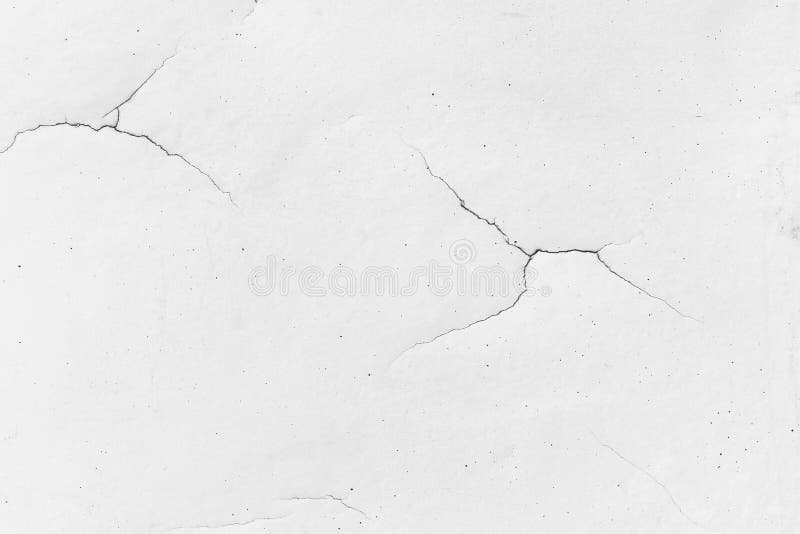 White Stucco Paint Wall with Cracks on Surface, Texture Cracked Pattern ...
