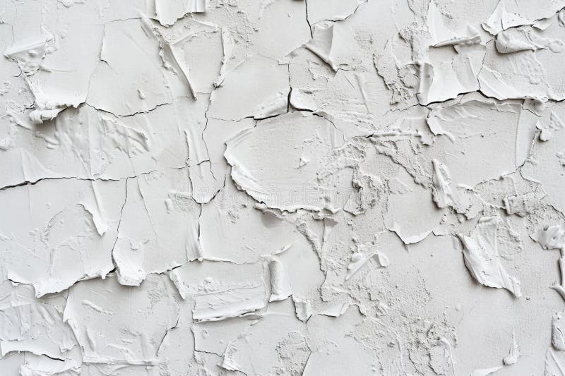 White Stucco Wall Texture Background, Seamless Pattern. White Plaster ...