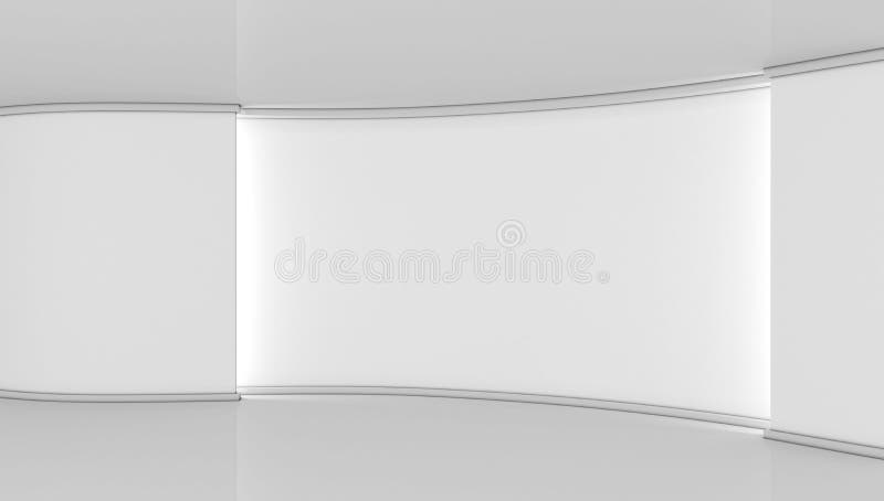 White Studio. White Wall with Light. White Background. White Back Drop ...