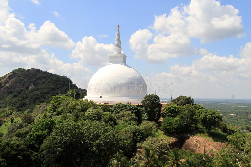 White stupa stock image. Image of buddhism, ancient, landmark - 39537431