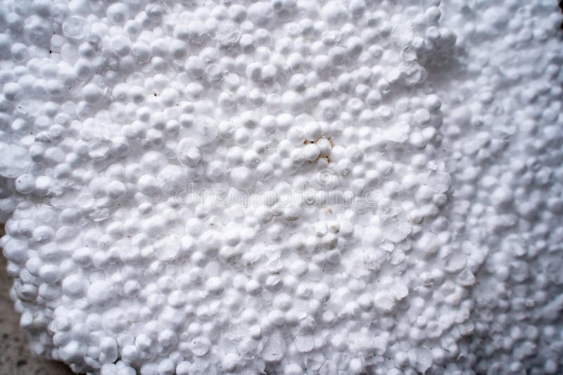White Styrofoam Sheet Close Up. Universal Insulation Material Made of ...
