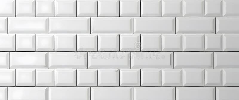 White Subway Tile Seamless Pattern Stock Illustration - Illustration of ...